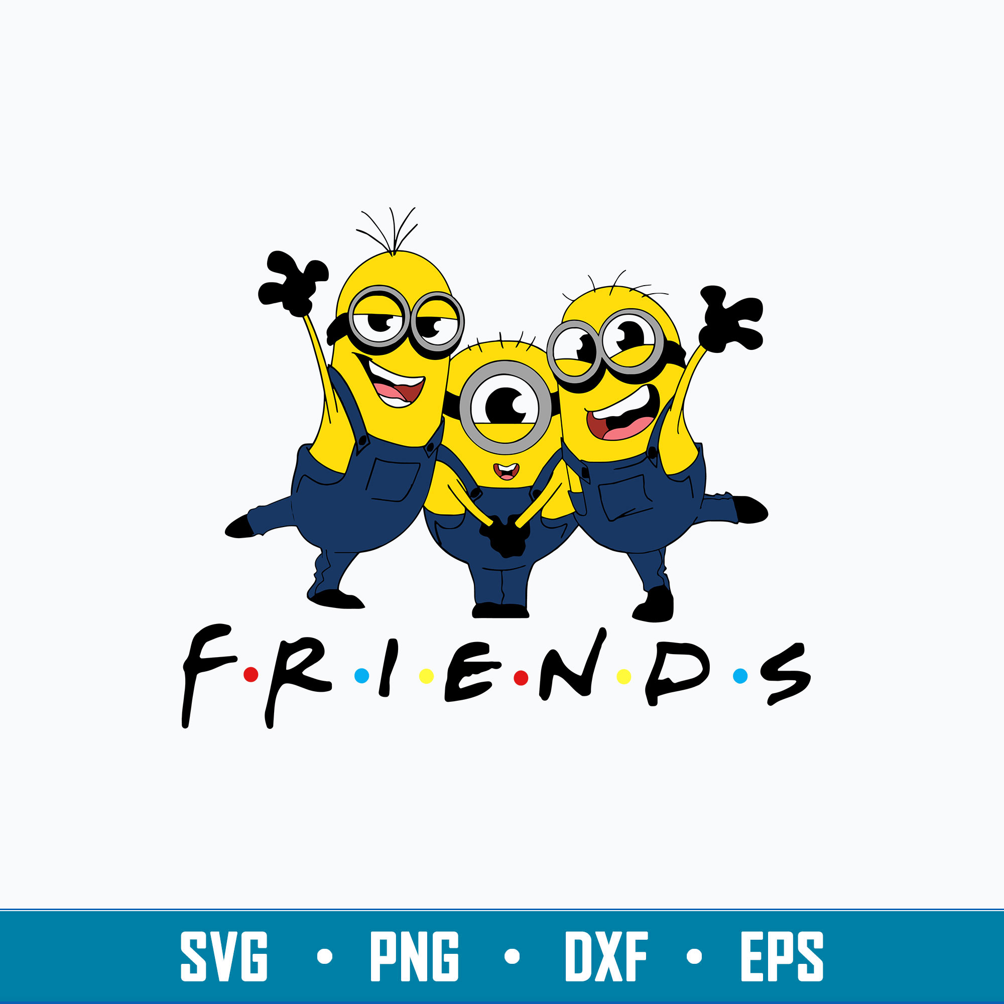 Minion Friends Svg, Minion Svg, Png Dxf Eps File | Inspire Uplift