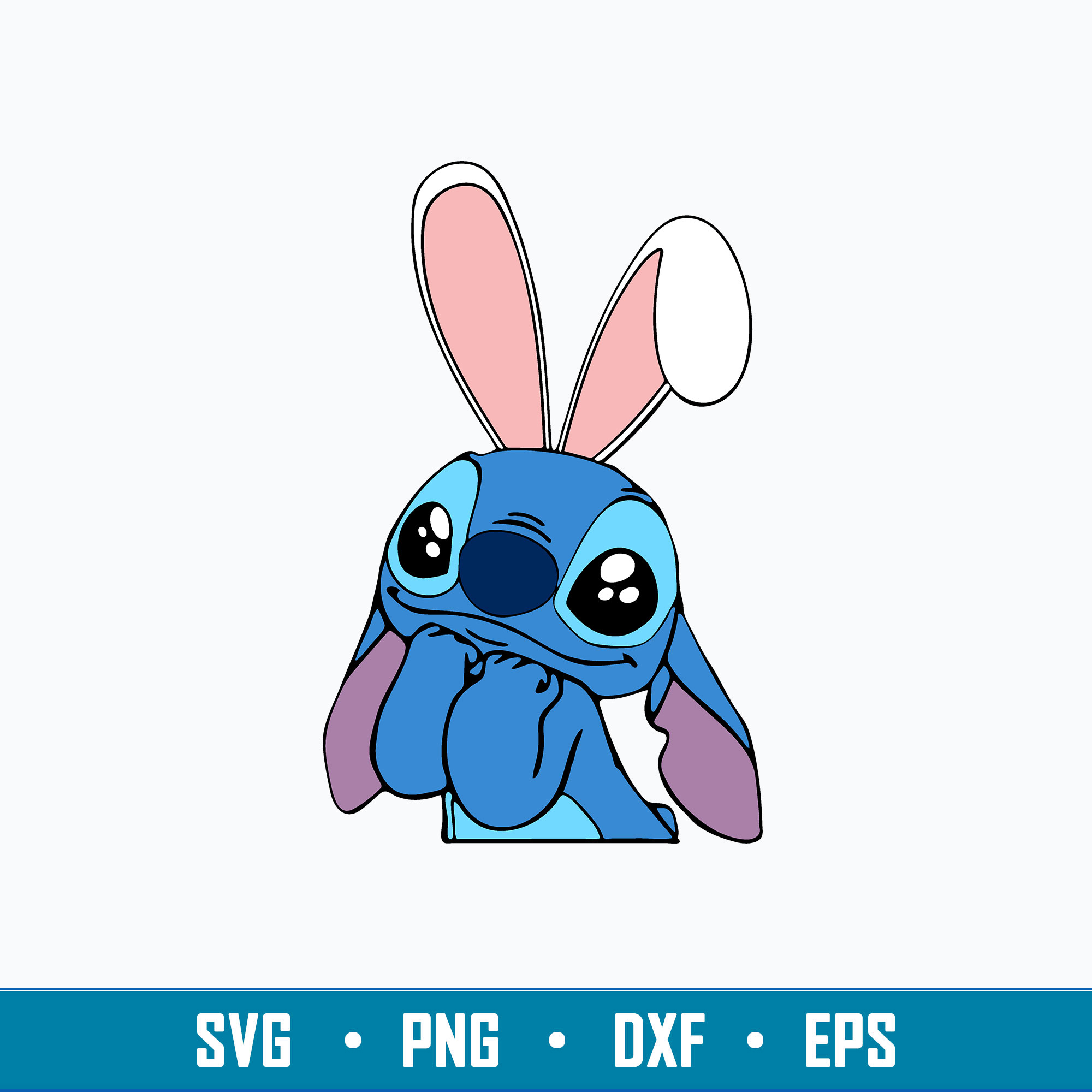 Stitch Easter Svg, Stich Svg, Cartoon Svg, Png Dxf Eps File | Inspire ...