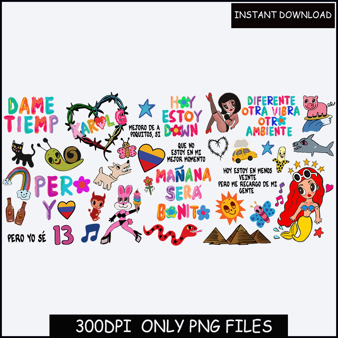 Manana sera bonito bundle - karol g mana sera bonito png - m | Inspire ...