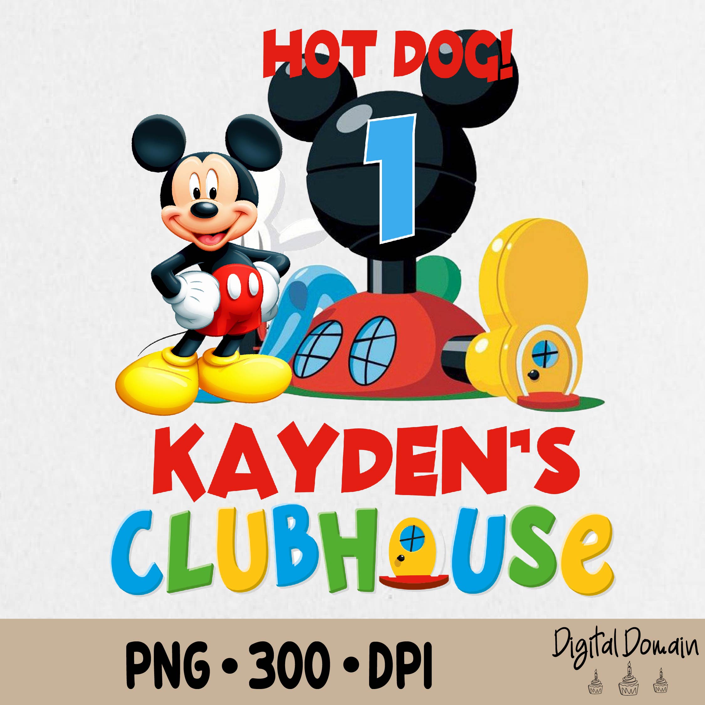 First Birthday Mickey Png, One Mickey Birthday Png, Boys Mic | Inspire ...