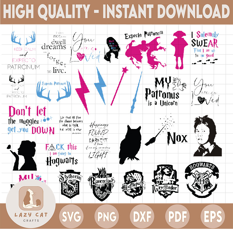 Harry Potter SVG, PNG, DXF / Harry Potter svg, png, dxf / Ha | Inspire Uplift