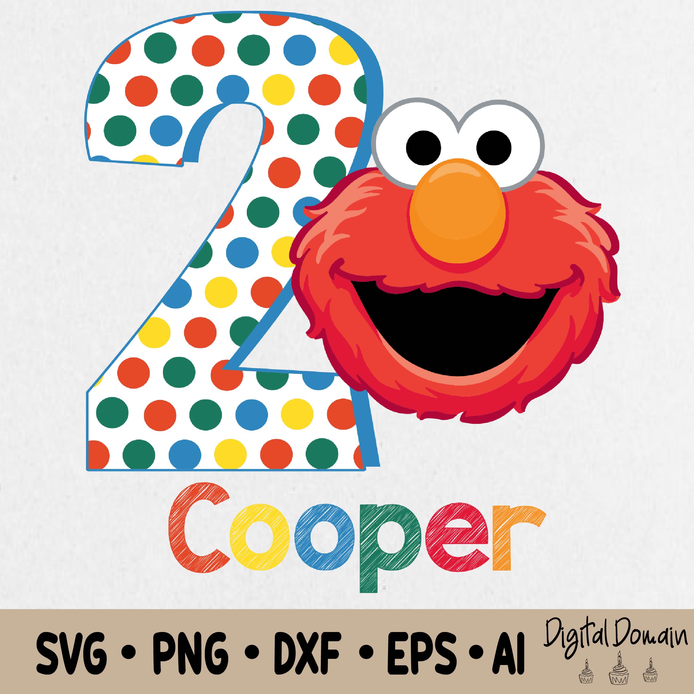 Personalized Birthday Sesame Street Kid Svg, Sesame Street B | Inspire ...