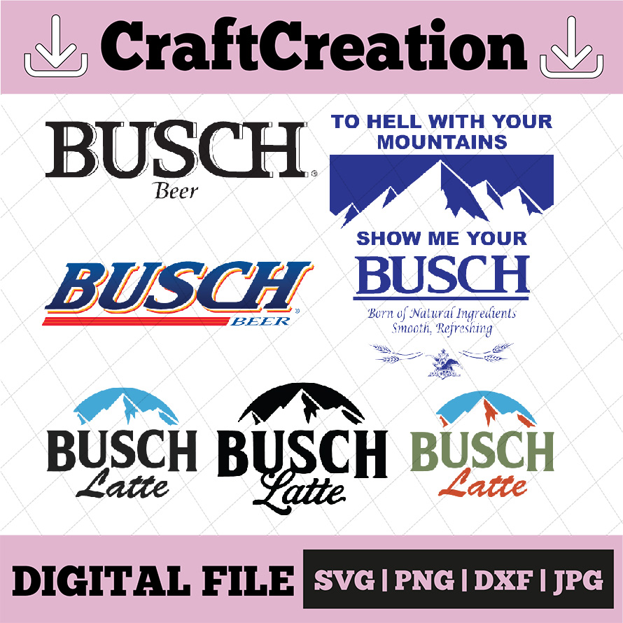 Busch Latte SVG, Busch latte svg,png, Busch latte beer, busc - Inspire ...