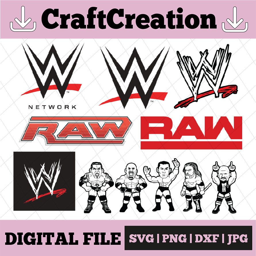 WWE svg, WWE Network svg, Boxing svg,Raw Svg, Raw Cut Files, | Inspire ...