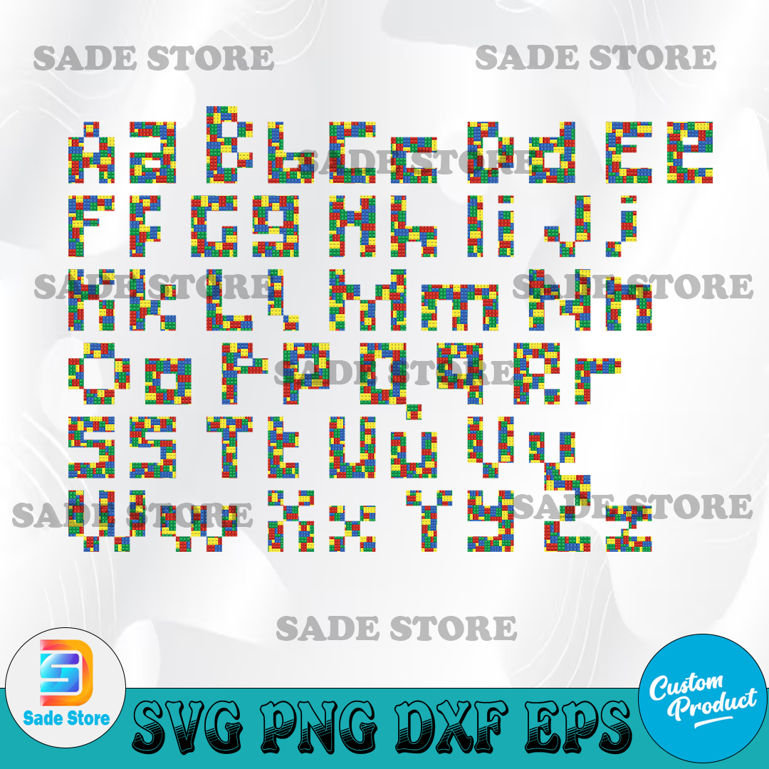 Blocks Alphabet svg, Kids Letters Clip Art, Transparent svg, | Inspire ...