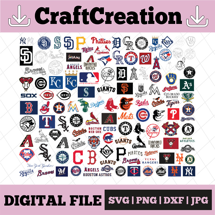 MLB Teams SVG baseball Svg mlb Svg All mlb Teams Svg mlb Lo | Inspire ...