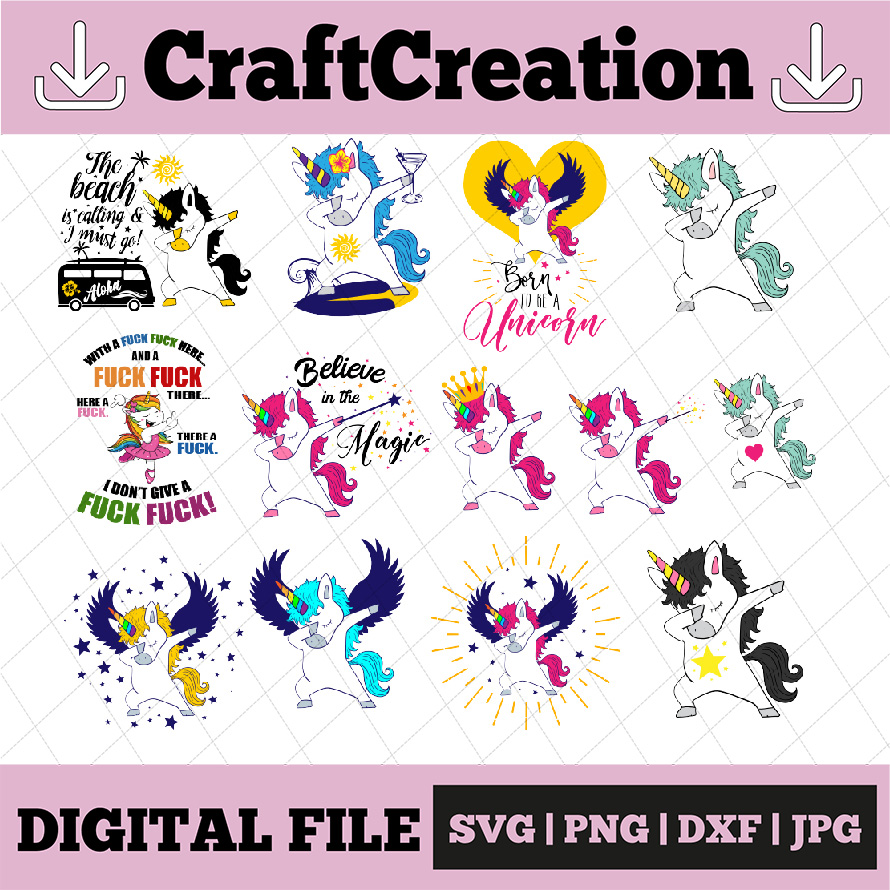 Dabbing unicorn svg, unicorn clipart, unicorn dab svg, dabbi | Inspire ...