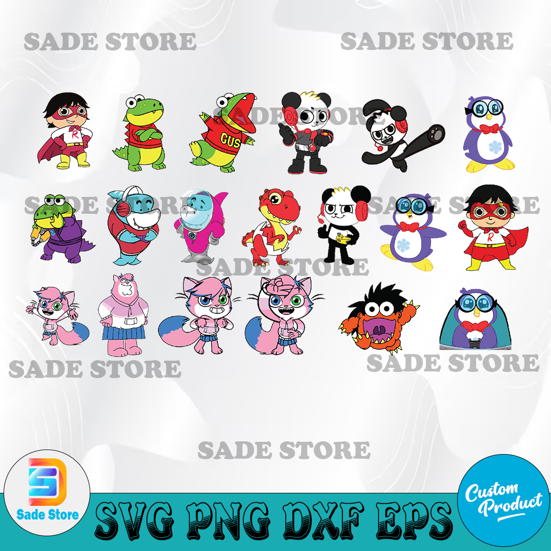 Ryans World Birthday svg, Cartoon svg, Cricut, svg files, Fi | Inspire ...