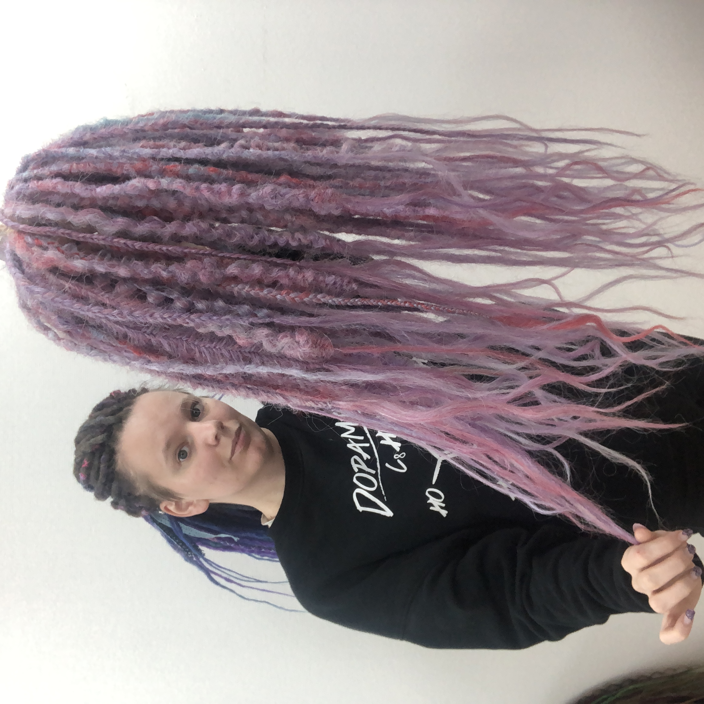 very soft lilac synthetic dreadlocks | Inspire Uplift