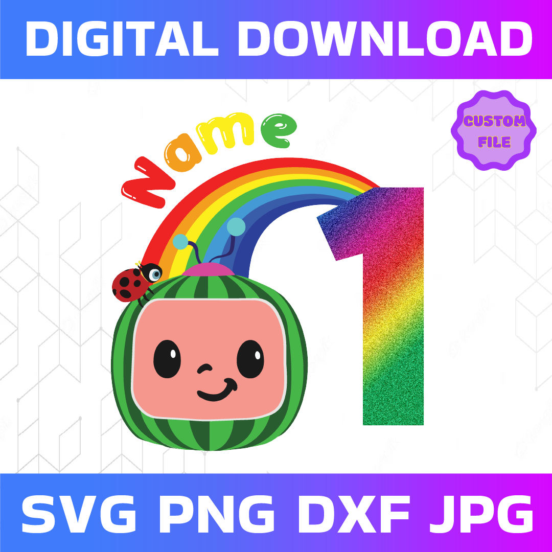 Personalized Name Family Birthday PNG, Cocomelon Birthday Pn | Inspire ...