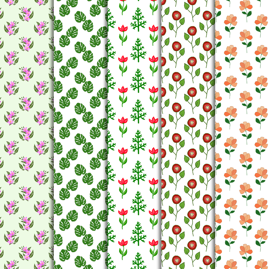 Digital seamless colorful scrapbooking paper - Inspire Uplift