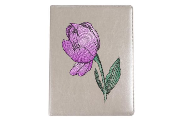 Tulip EmbroiderySingle Flowers & Plants Embroidery Designs - Inspire Uplift