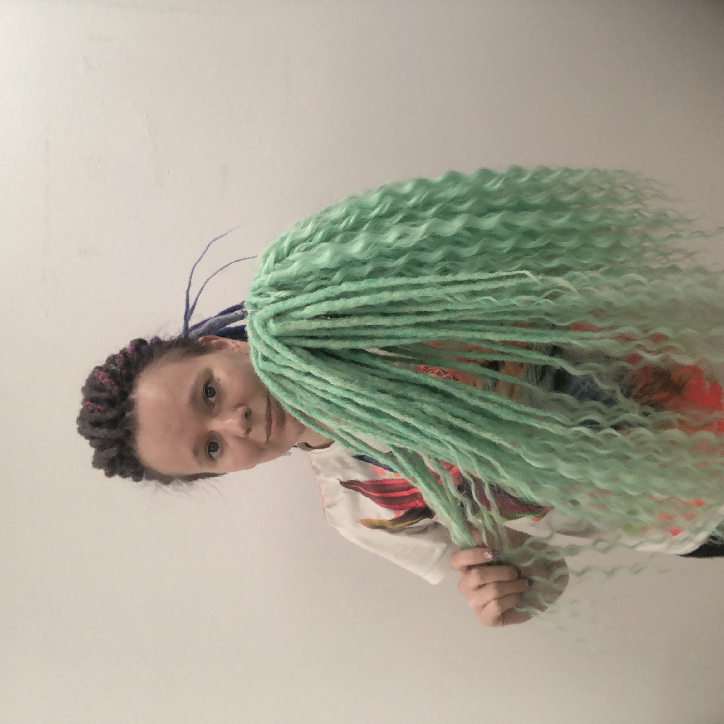 dreadlocks with curled hair | Inspire Uplift