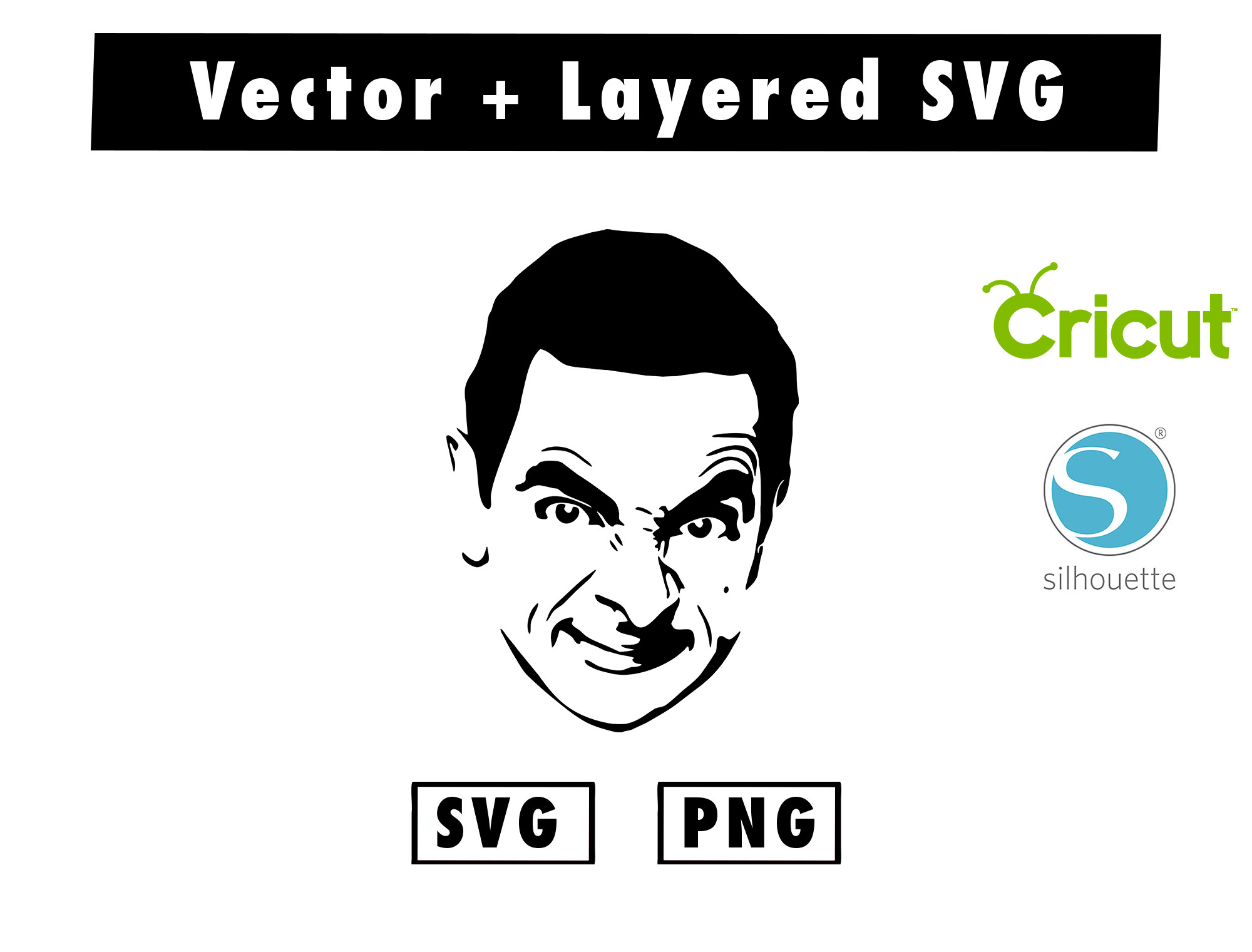 Mr. bean svg, png files for cricut machine , anime svg , man | Inspire ...