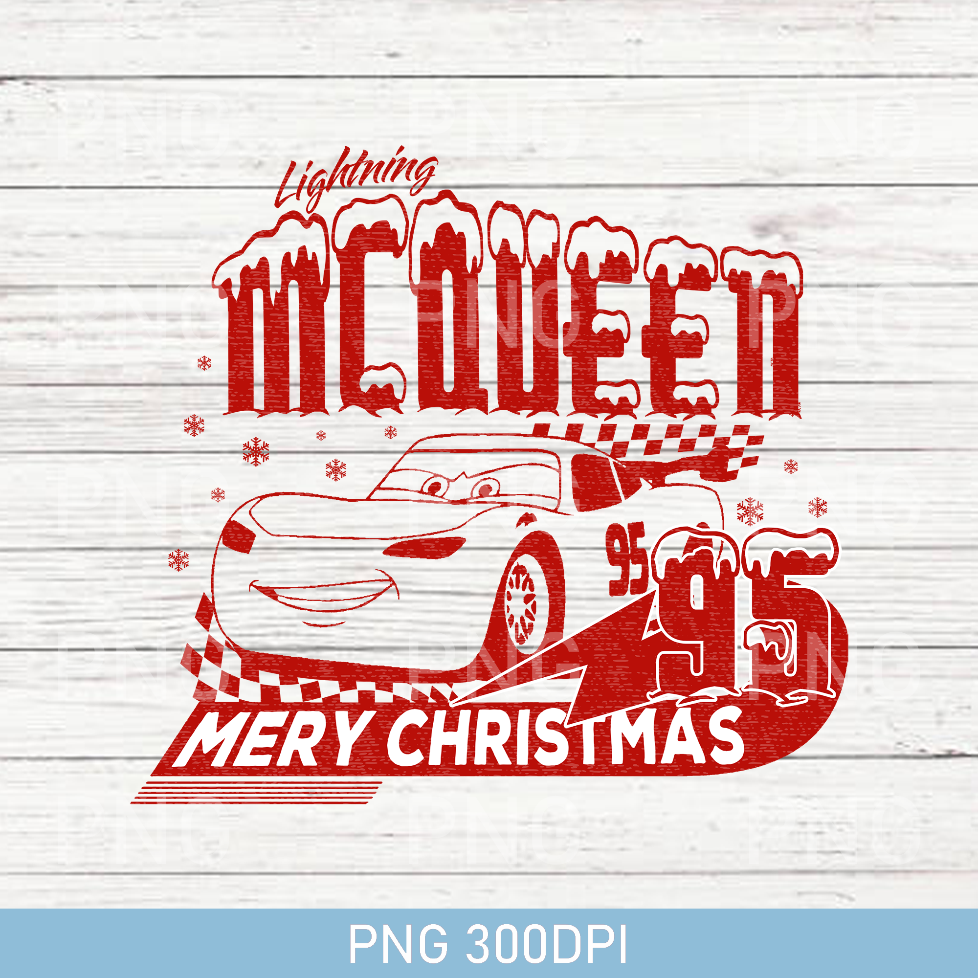2PCS Disney Cars Christmas PNG, McQueen PNG, Tow Mater PNG, - Inspire ...