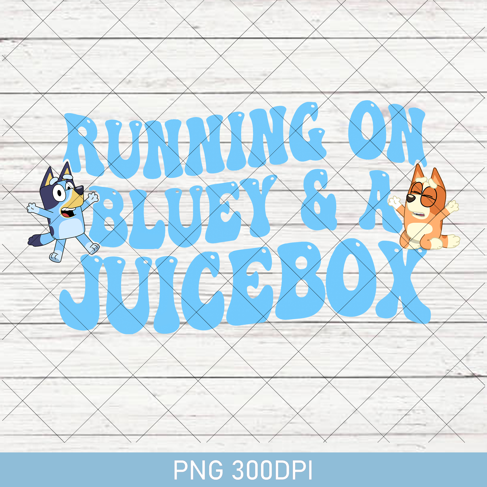 Running on Bluey and Iced Coffee PNG, Bluey Bingo Birthday G | Inspire ...