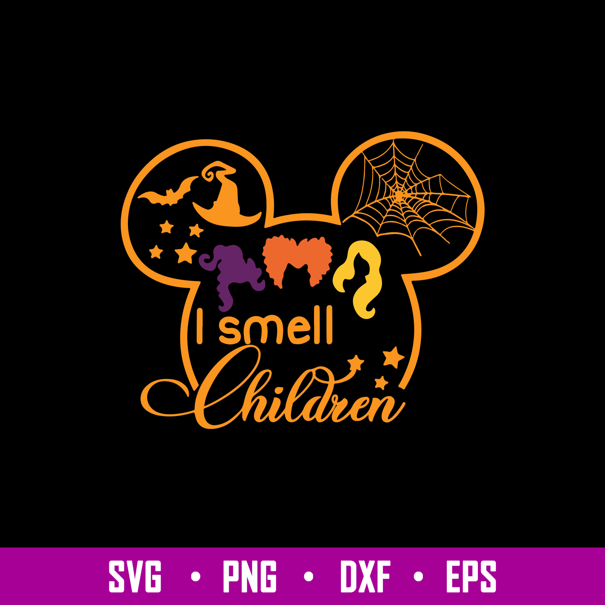 I Smell Children Svg, Mickey Mouse , Hocus Pocus Svg, Hallow | Inspire ...