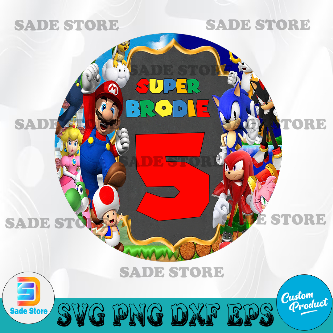 Super Brodie 5th svg, Birthday svg, minecraft svg, cartoon s - Inspire ...