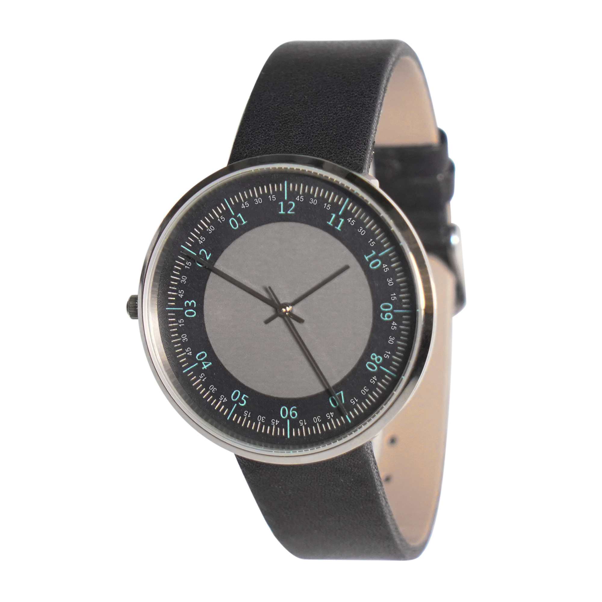 Backwards Watch Blue Numbers Minimalist Mens Watch Free ship - Inspire ...
