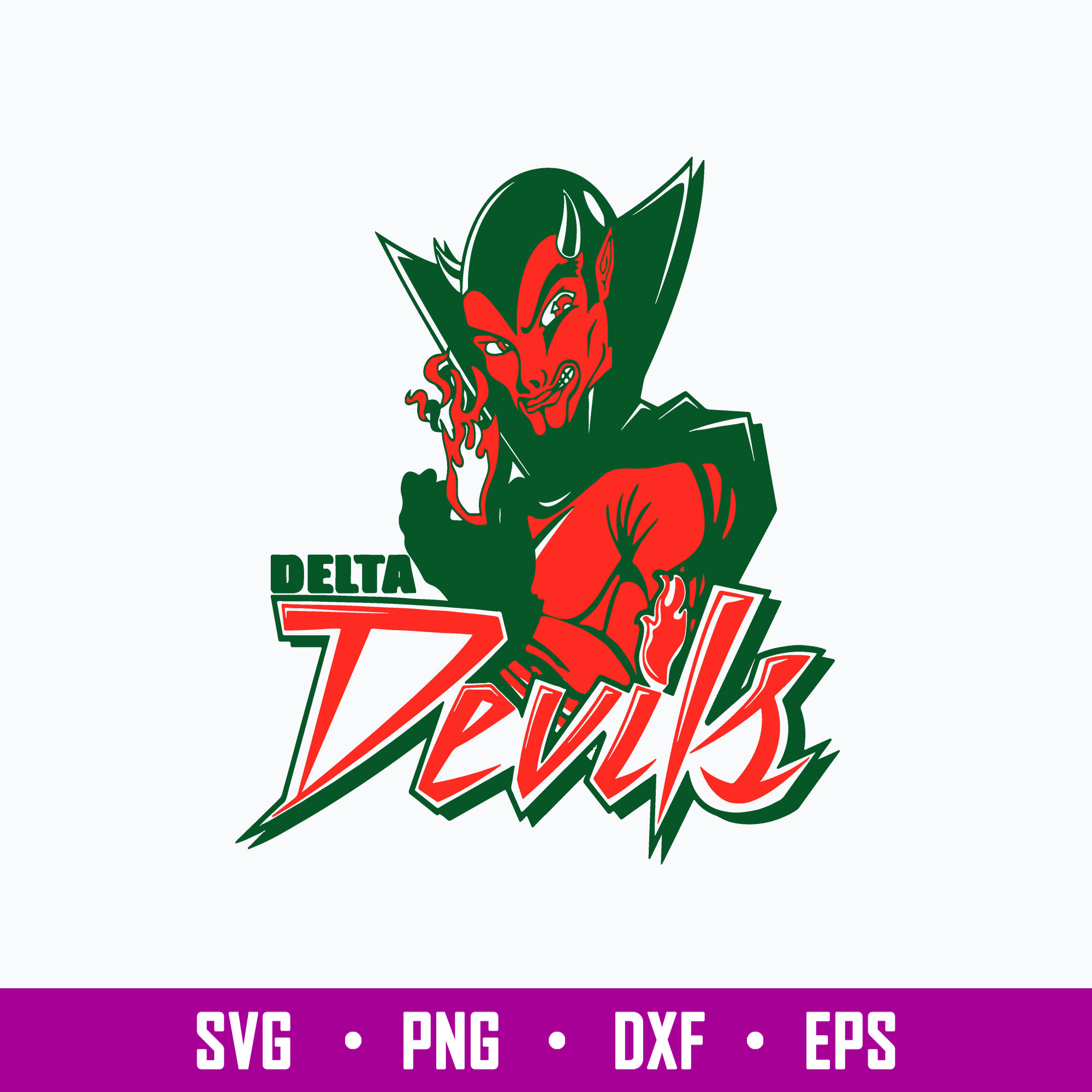 Logo Mvsu Delta Devils Svg, Nacaa Svg, Eps Dxf Png File | Inspire Uplift
