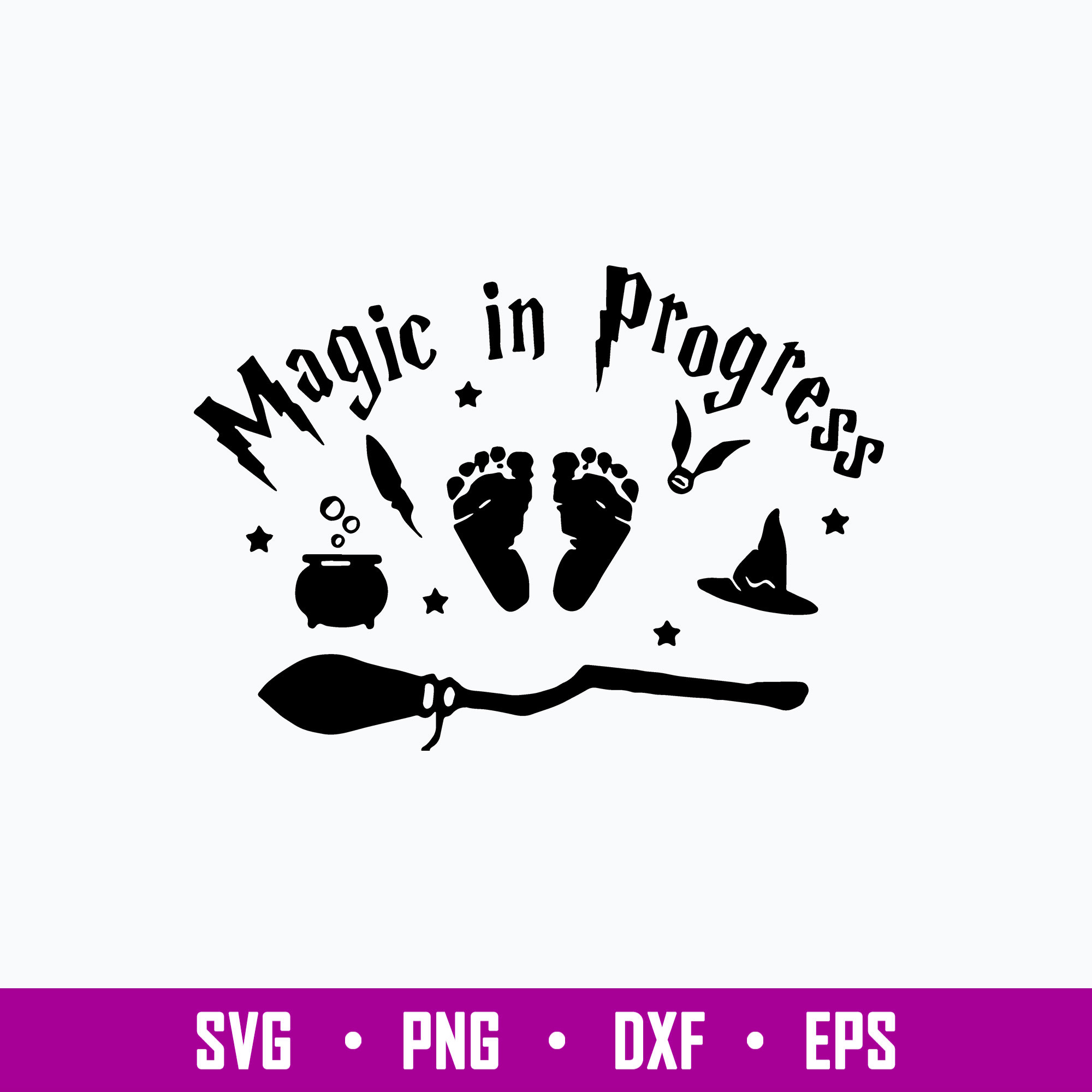 Magic In Progtess Svg, Harry Potter Svg, Png Dxf Eps File | Inspire Uplift