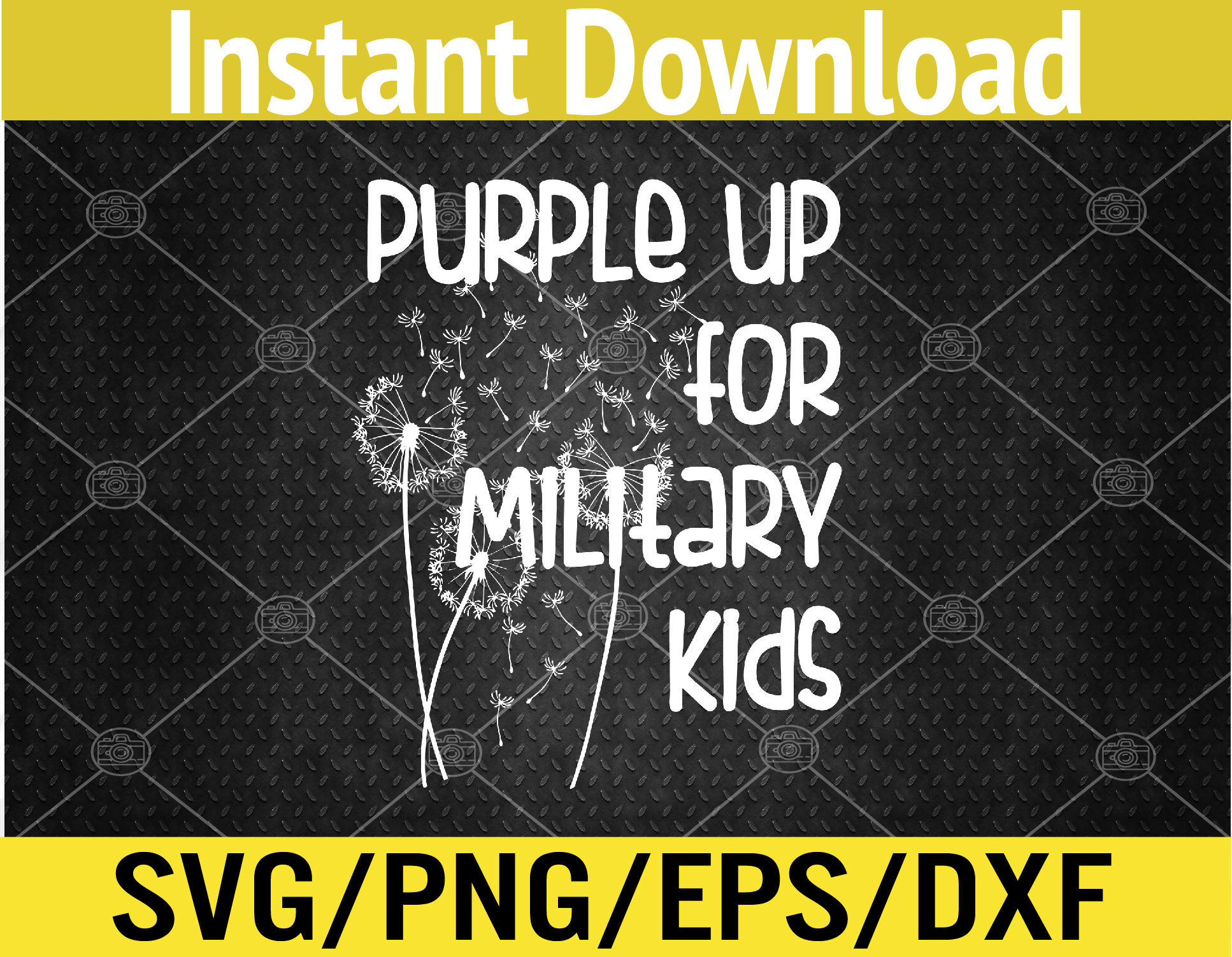 Purple up for Military Month of the Military Child Svg, Eps, | Inspire ...