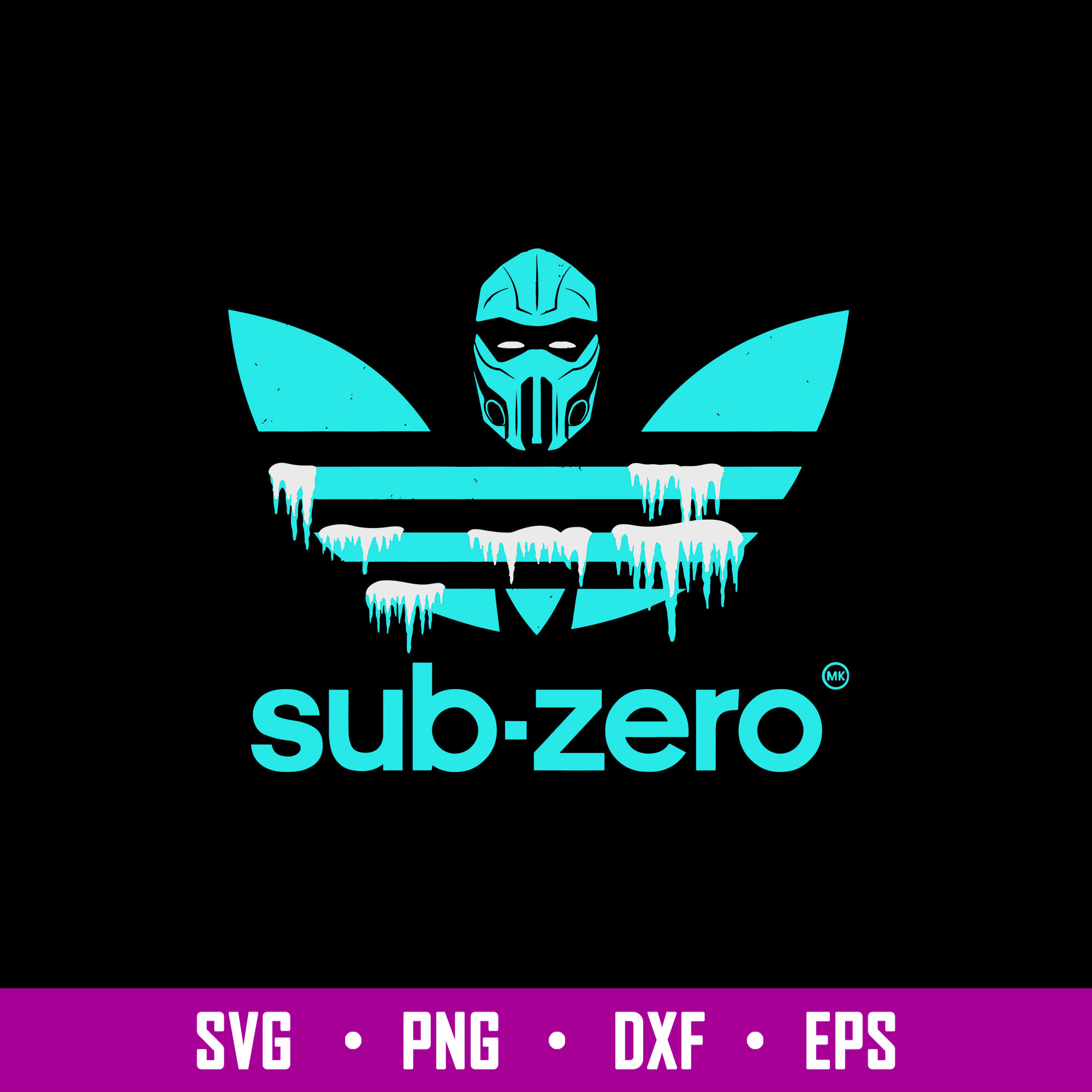 Mortal Kombat Sub Zero Adidas Svg, Sub Zero Svg, Png Dxf Eps | Inspire ...