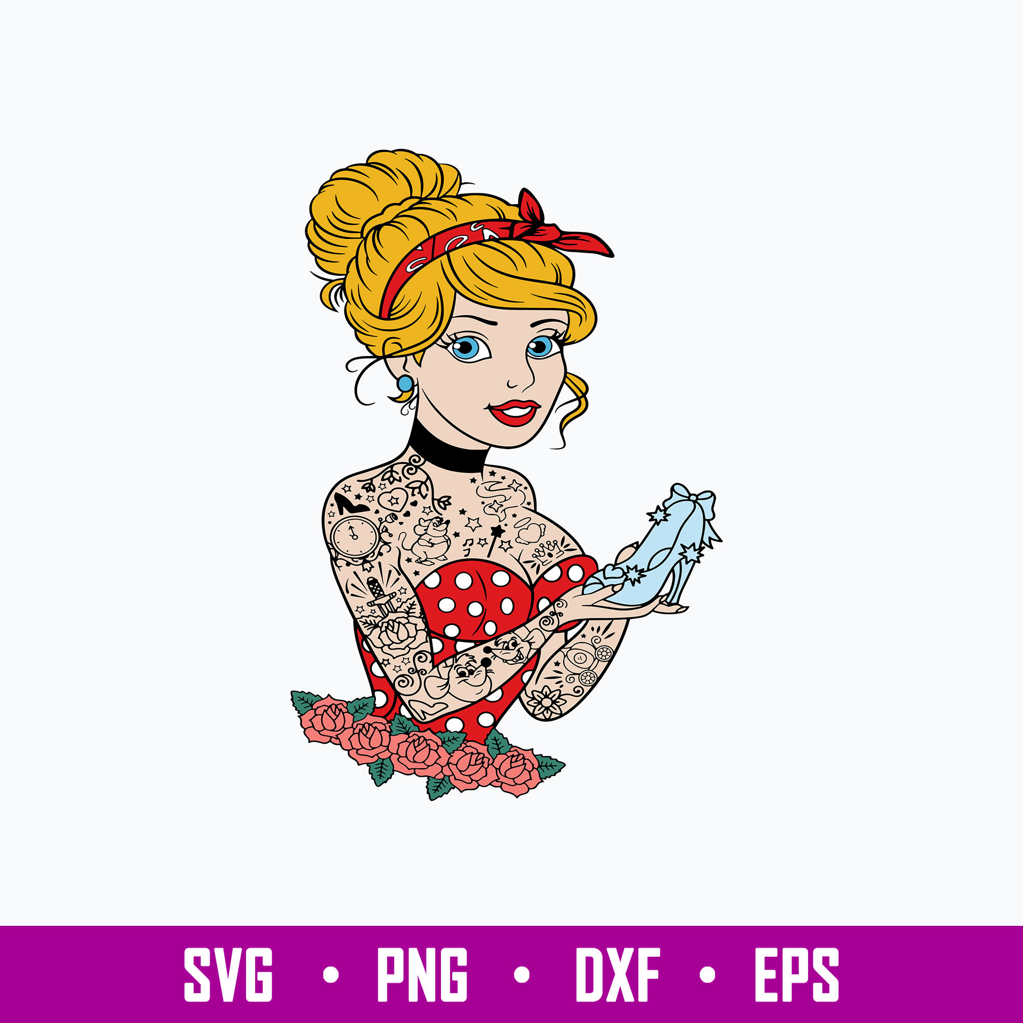 Princess Cinderella Tattoo Svg, Cinderella Svg, Disney Svg, | Inspire ...