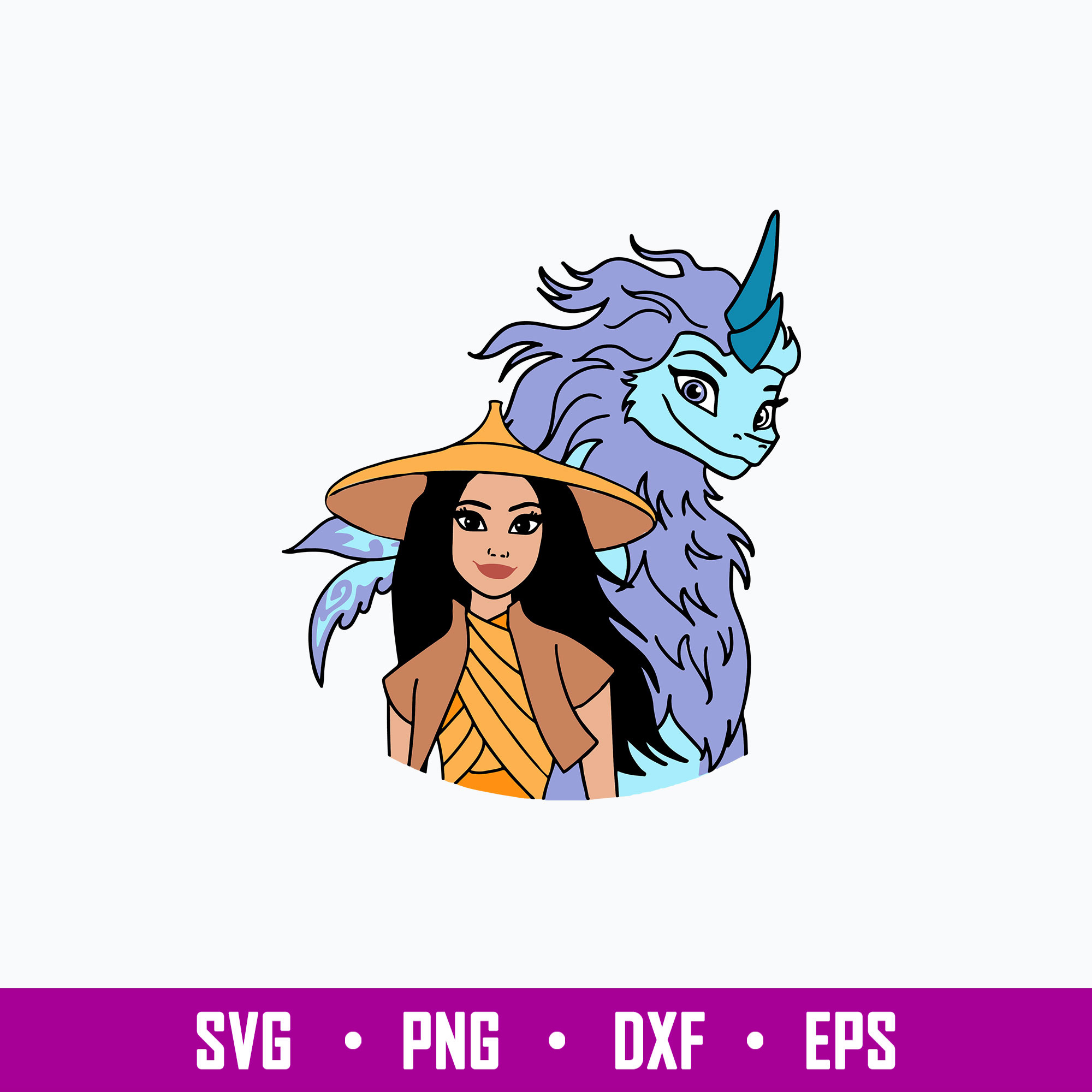 Raya And The Last Dragon Svg, Disney Svg, Png Dxf Eps File - Inspire Uplift