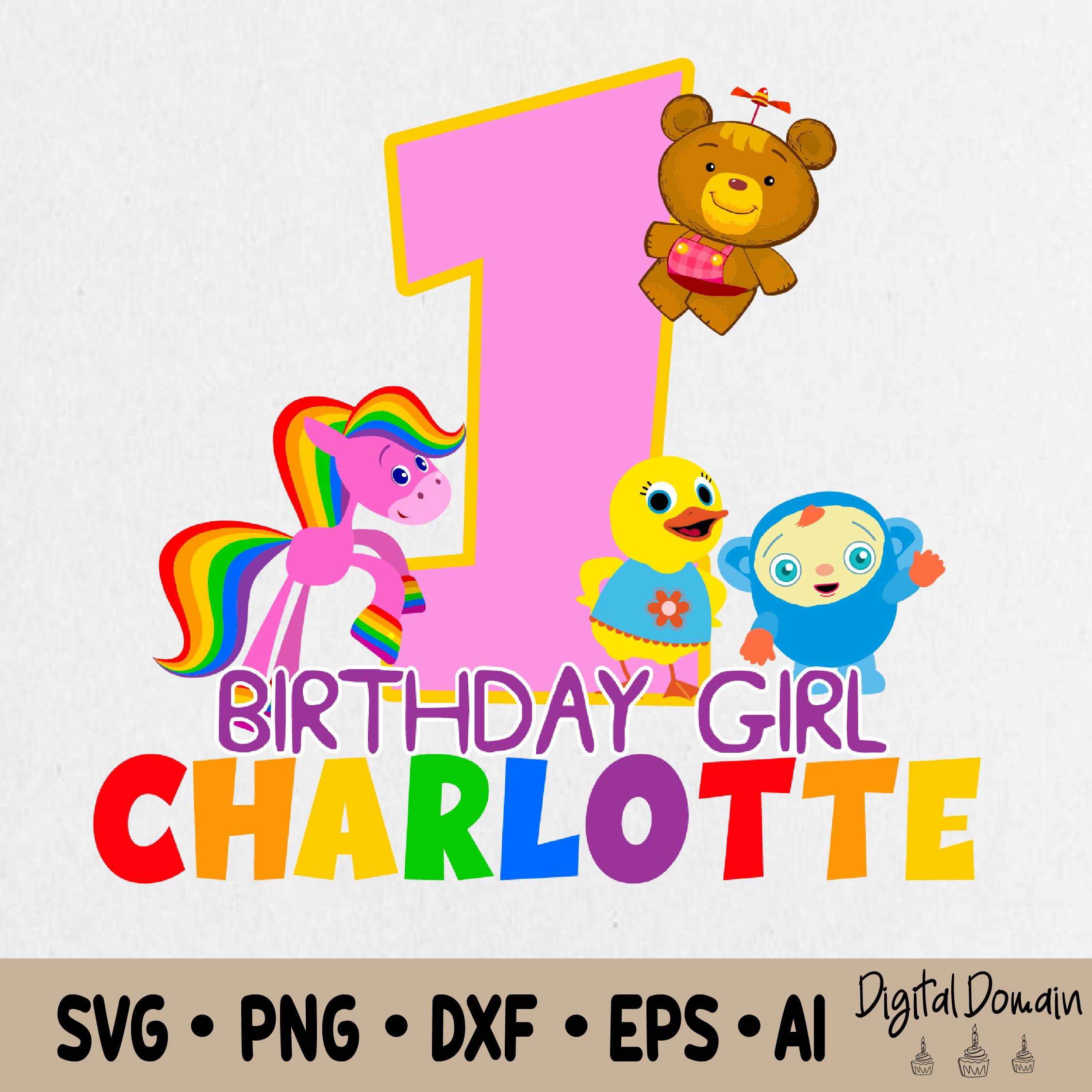 Personalized Baby First TV Birthday Svg, Baby First TV Birth | Inspire ...