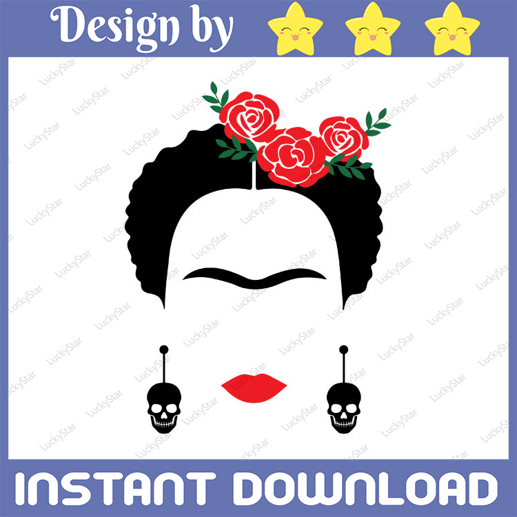 Frida Kahlo svg, Frida svg, Frida Kahlo cut file, Feminist s | Inspire ...