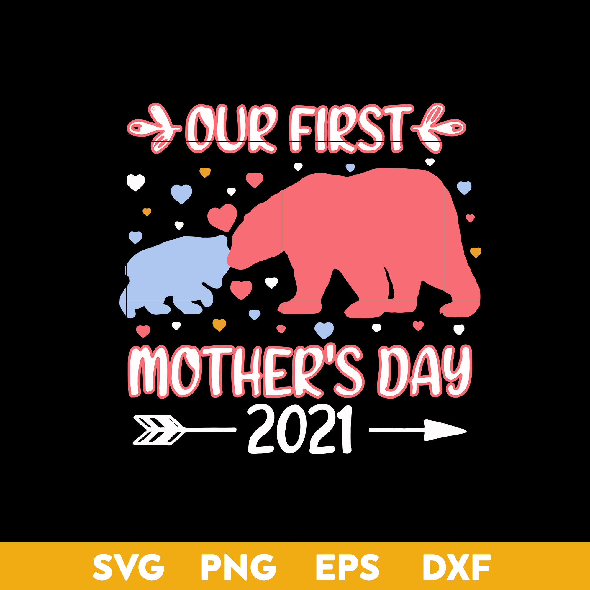 Our First Mother's Day 2021 Svg, Mom And Baby Mom Svg, Mothe | Inspire ...