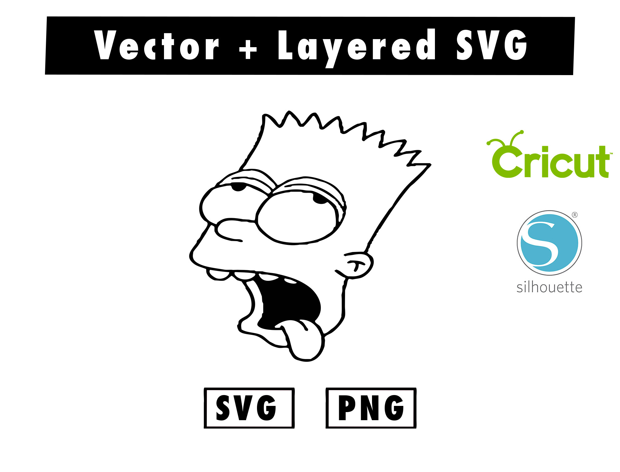 The Simpsons svg, png files for cricut machine , anime svg | Inspire Uplift