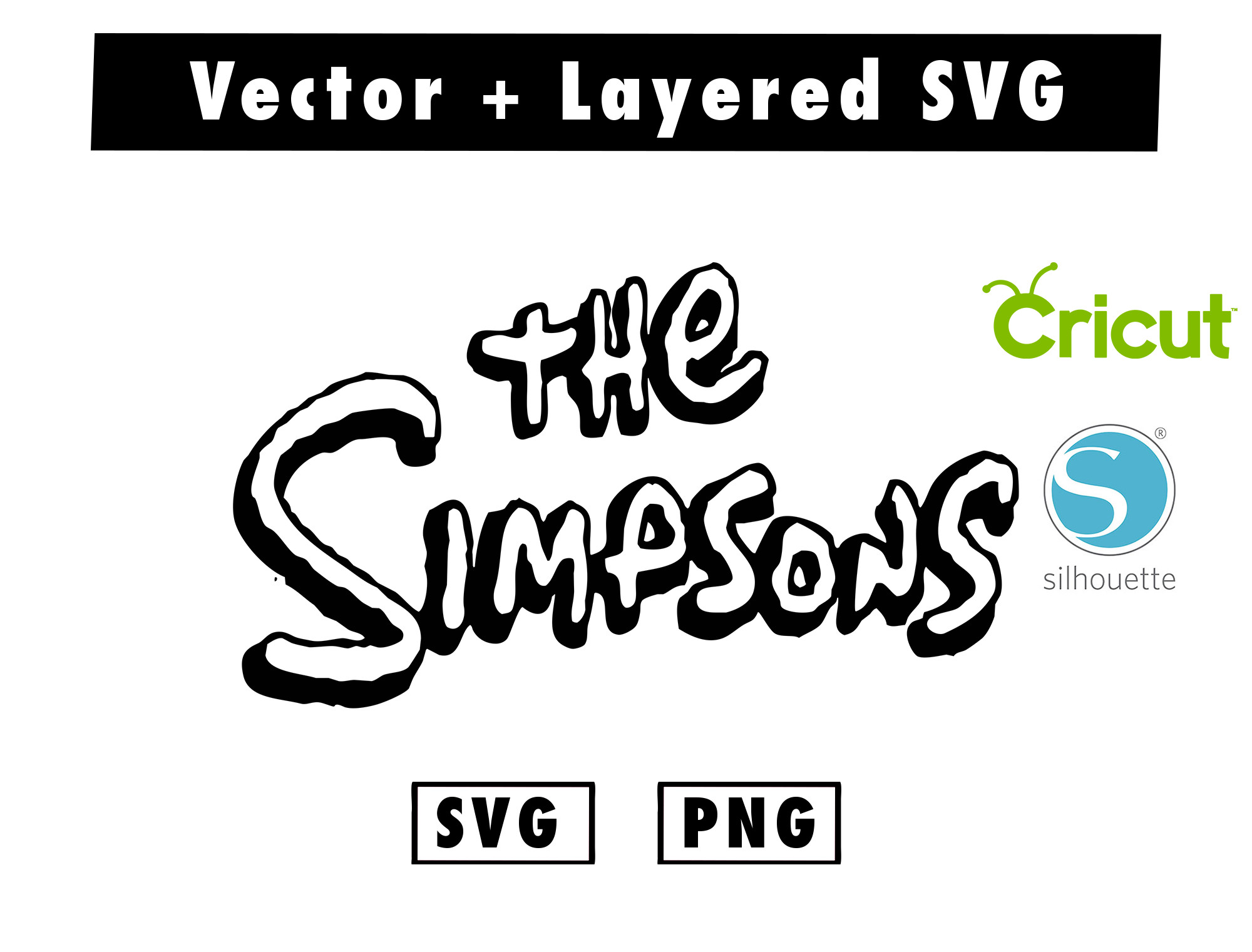 The Simpsons svg, png files for cricut machine , anime svg - Inspire Uplift