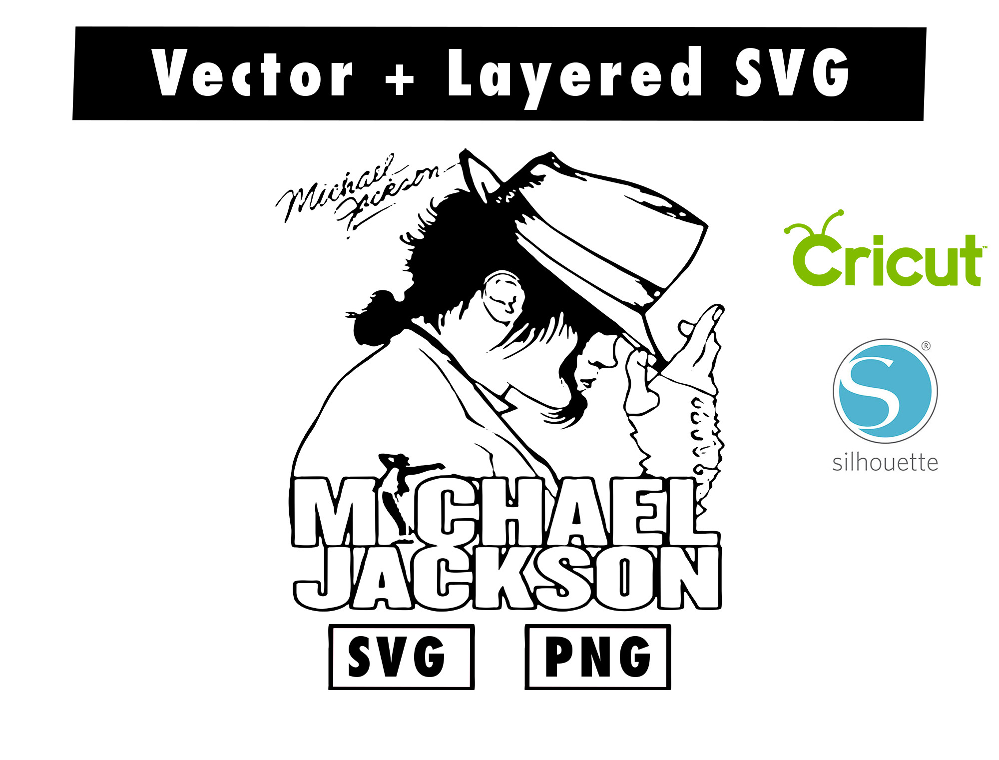 michael jackson svg, png files for cricut machine , anime sv | Inspire ...