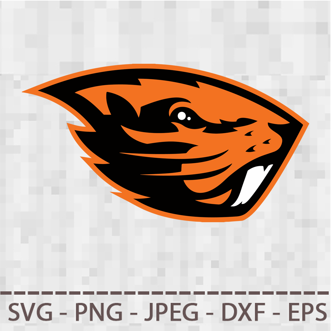Oregon State Beavers Logo SVG PNG JPEG DXF Digital Cut Vect | Inspire ...