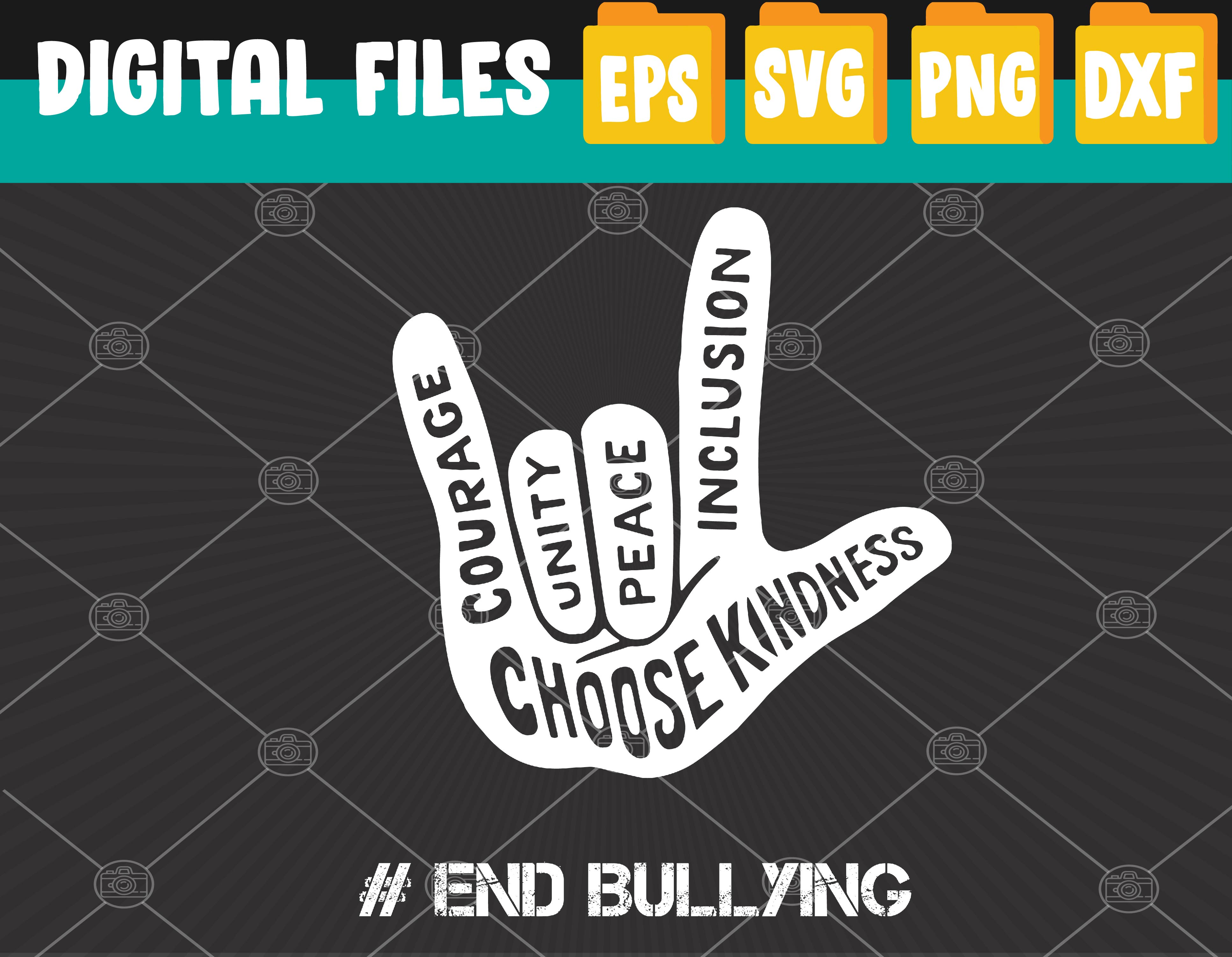 Unity Day 2022, Anti Bullying Love Sign End Bullying, Orange - Inspire ...