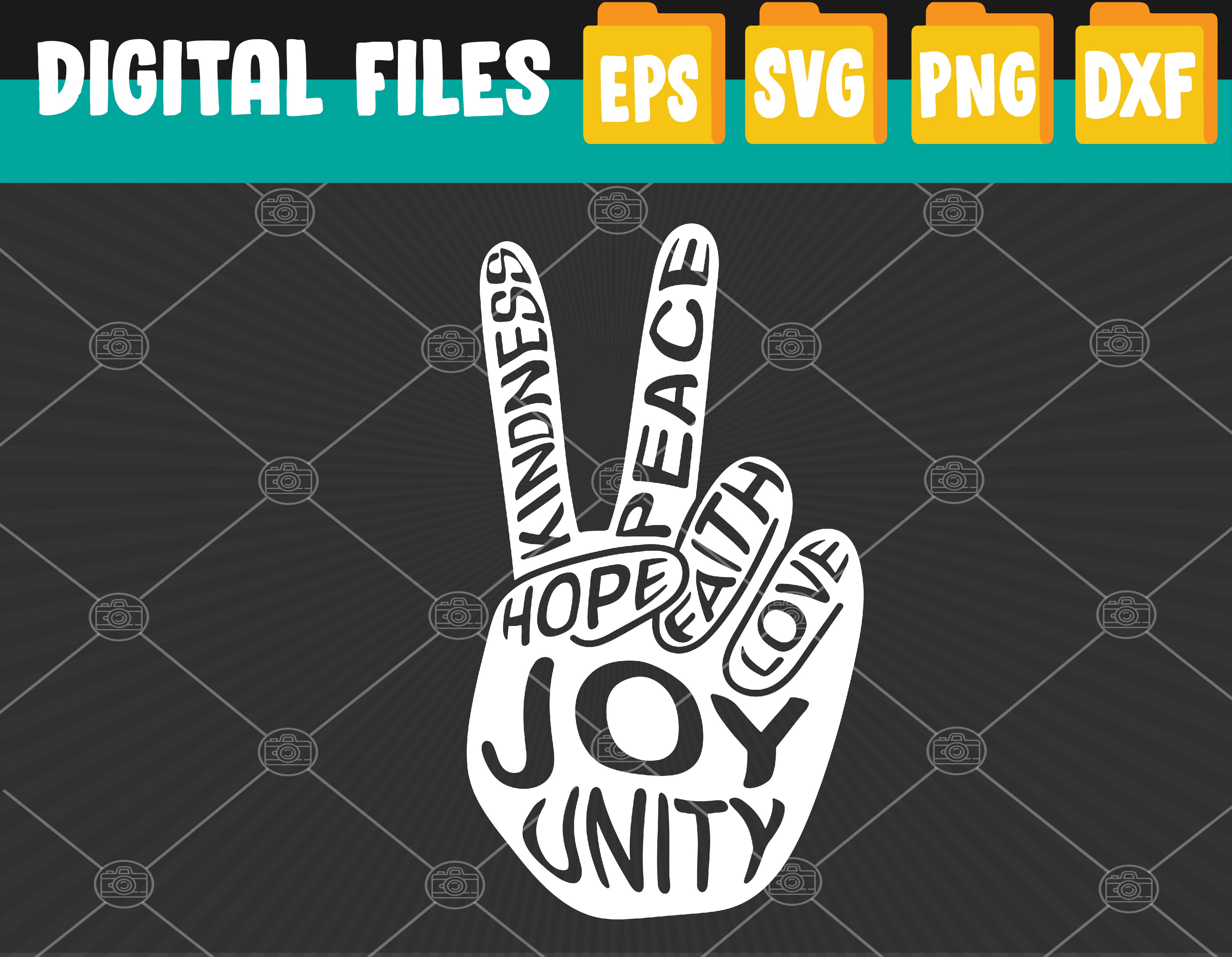 Unity Day 2022 svg, Anti Bullying Peace Sign End Bullying Or - Inspire ...