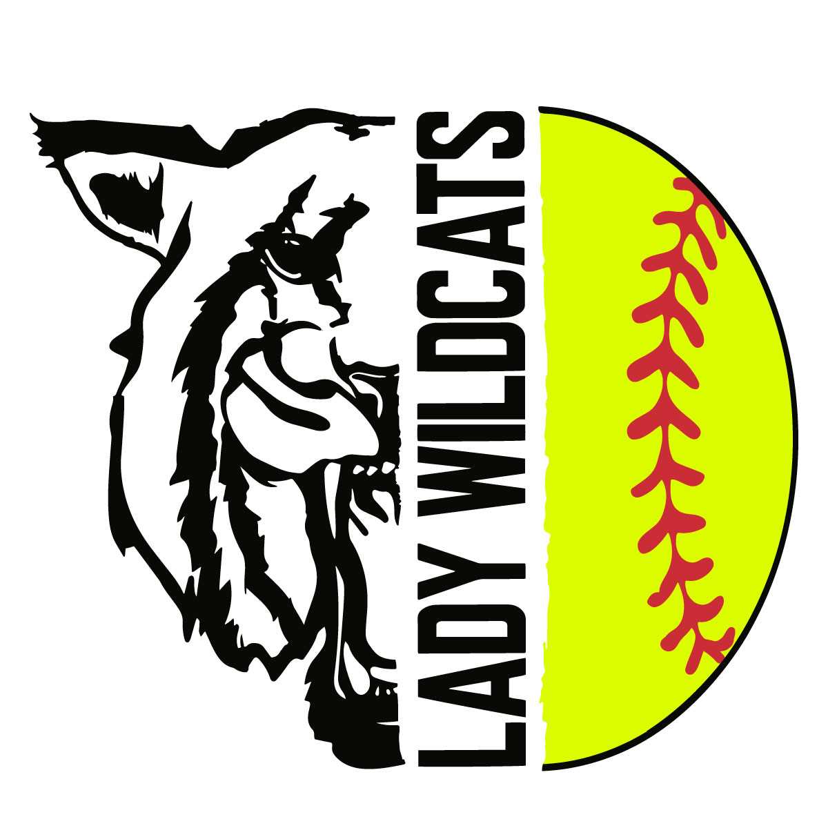 Lady Wildcats Softball SVG PNG, Sport Svg, Softball Svg, Lad | Inspire ...