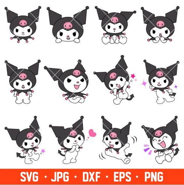 Kawaii Kitty Svg, Cat Svg, S-nrio K-romi Svg, Kitty Svg, Sti | Inspire ...