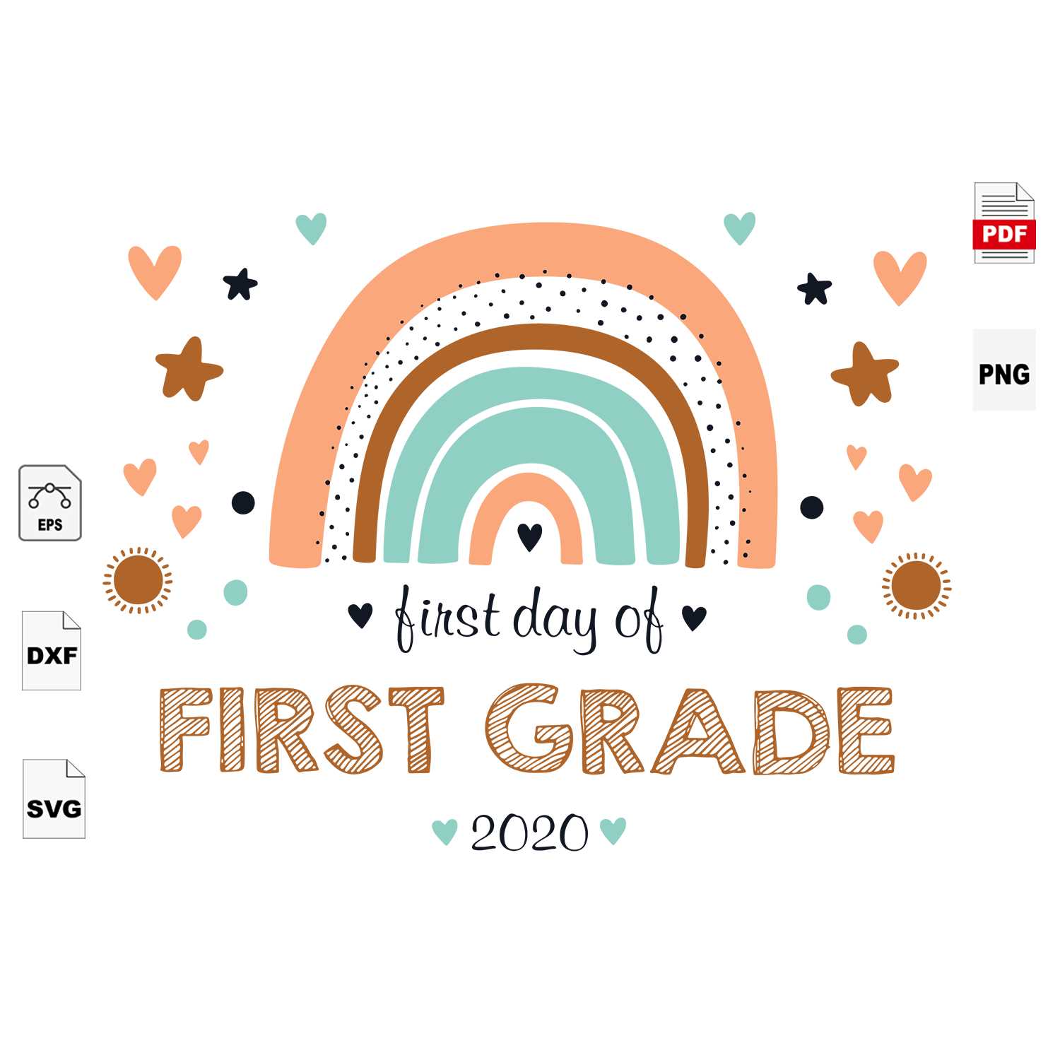 First Day Of First Grade, 1st Grade Svg, First Grade Gift, B - Inspire ...