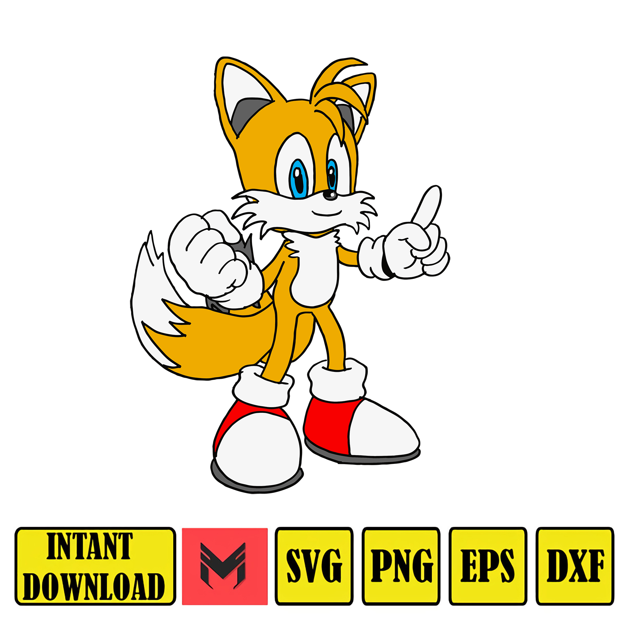 Sonic Svg, Tails Svg, Cutting File Cricut, Sonic the Hedgeho - Inspire ...