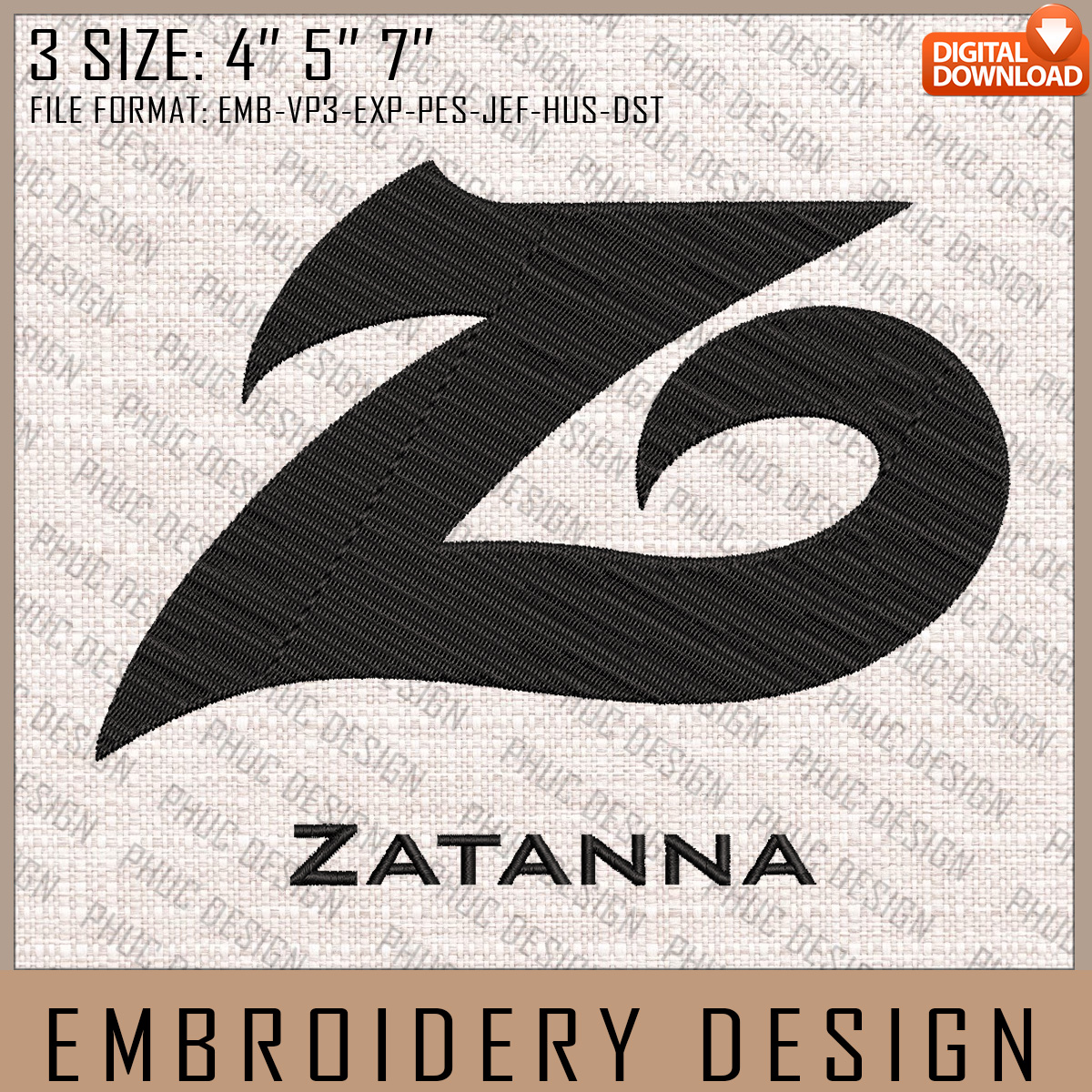 Zantana Embroidery Files, DC Comics, Movie Inspired Embroide - Inspire ...