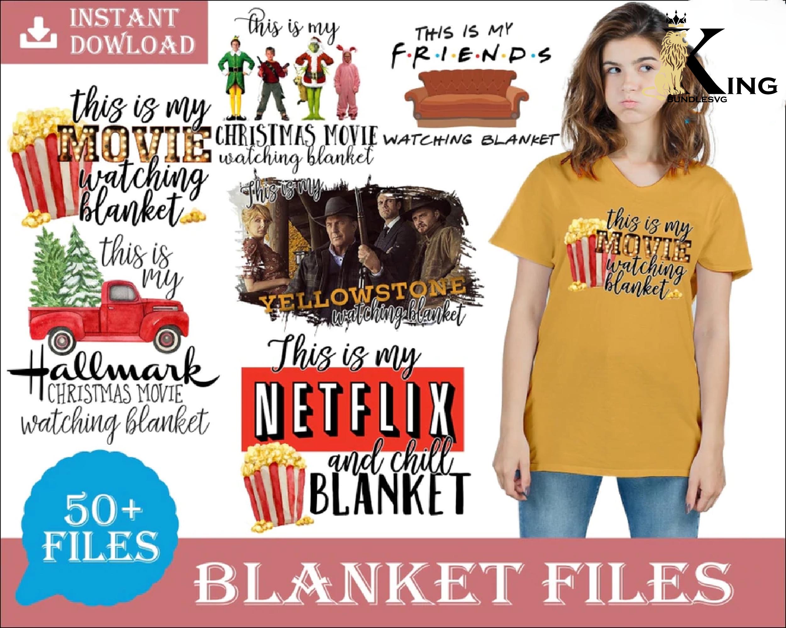 50 file Designs Netflix Blanket, Hallmark Blanket, Movie Bla | Inspire ...