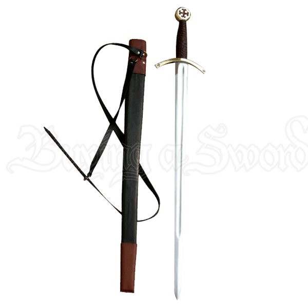 Scottish Knight Templar Sword with Scabbard, Lord of the rin | Inspire ...