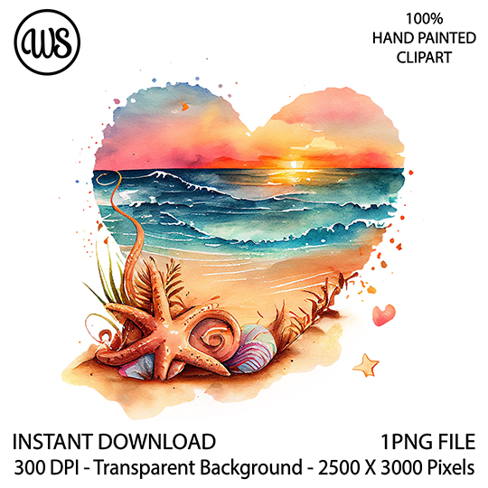 Retro Beach Sunset Clipart. Summer Clipart. Summer Sublimati - Inspire ...
