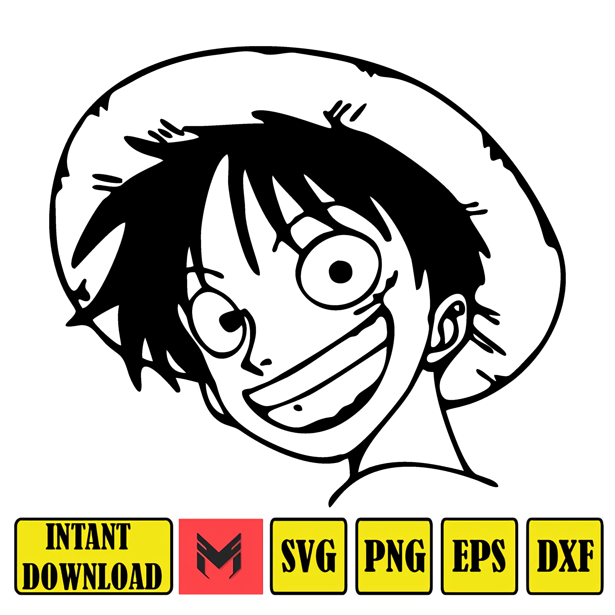 Luffy svg, One piece svg, Manga SVG,Japanese SVG , Anime svg | Inspire ...