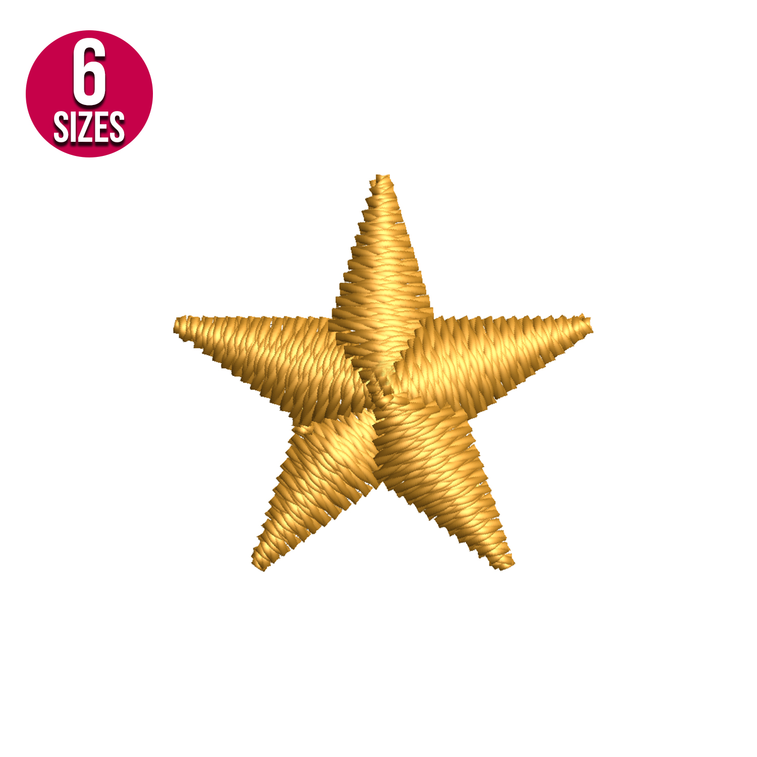 Mini Star embroidery design, Machine embroidery design, Inst | Inspire ...