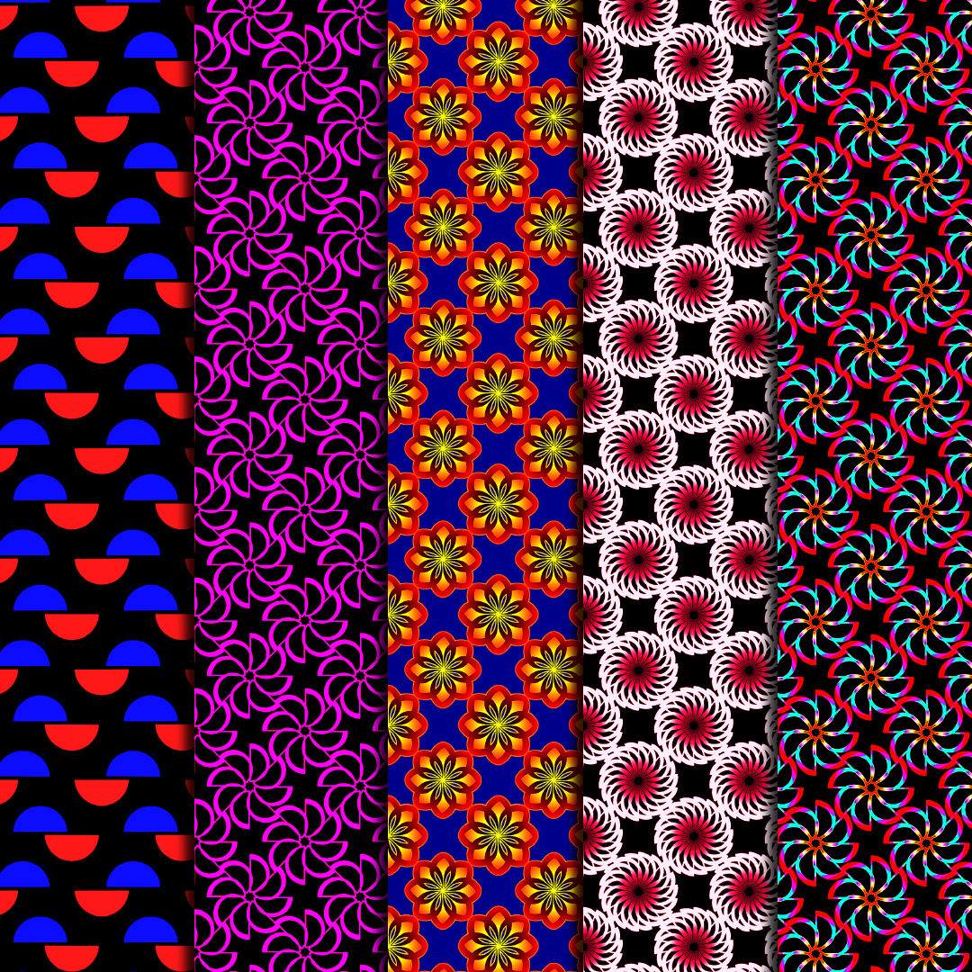 Digital seamless colorful scrapbooking paper - Inspire Uplift