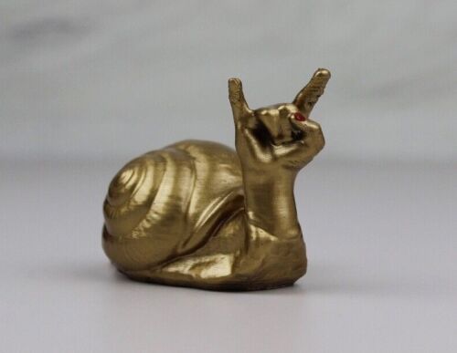 Rock snail, hand figure, middle finger, Gag gift, interior o | Inspire ...